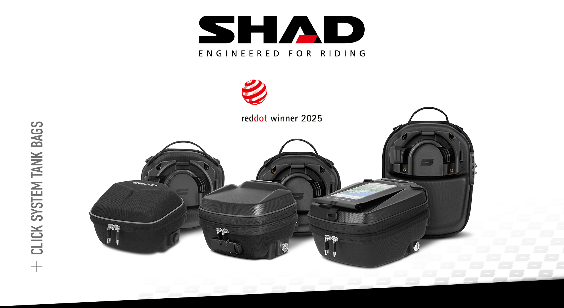 SHAD TANK BAGS WIN THE 2025 RED DOT AWARD - SHAD