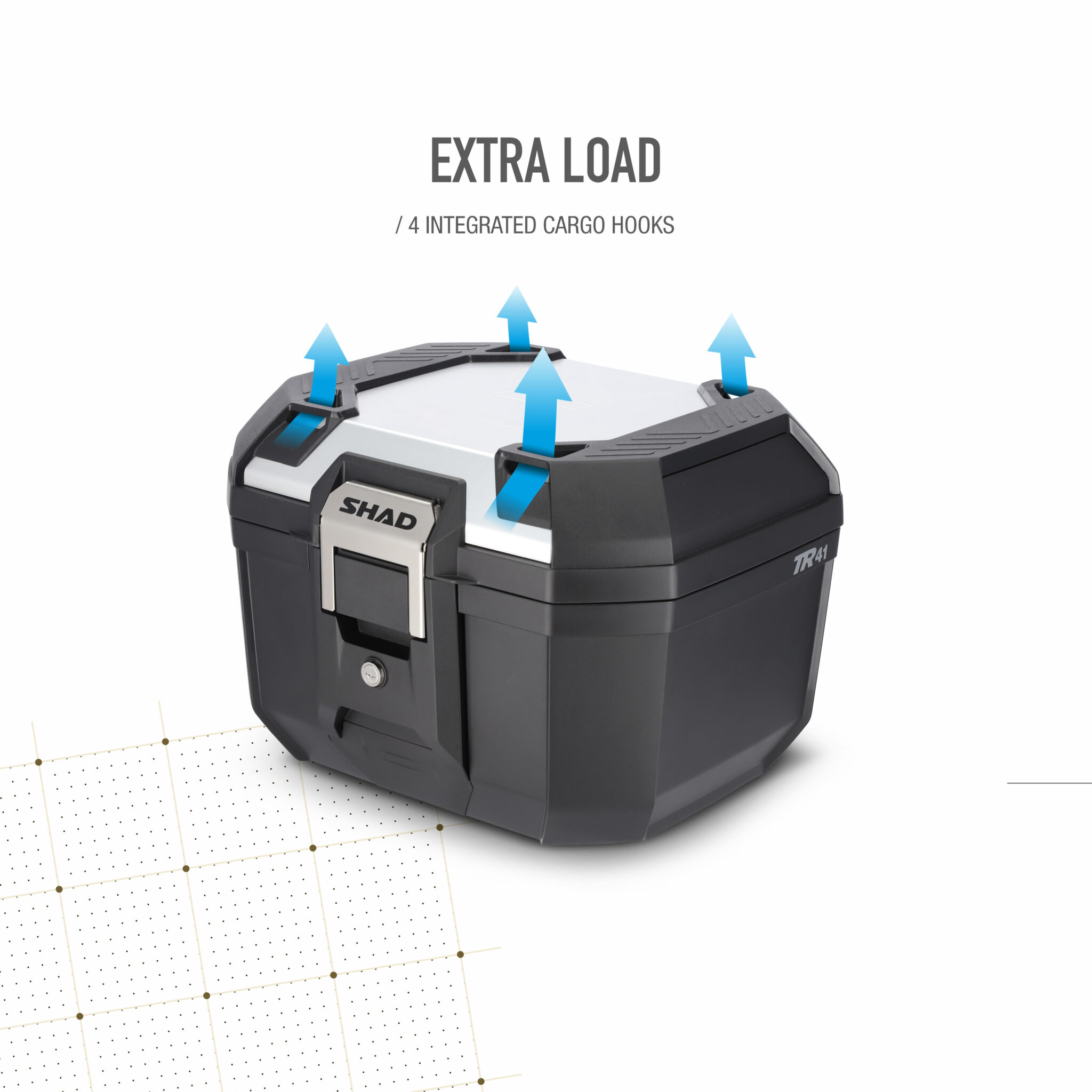 TOP CASE TR41 TERRA ALUMINIUM