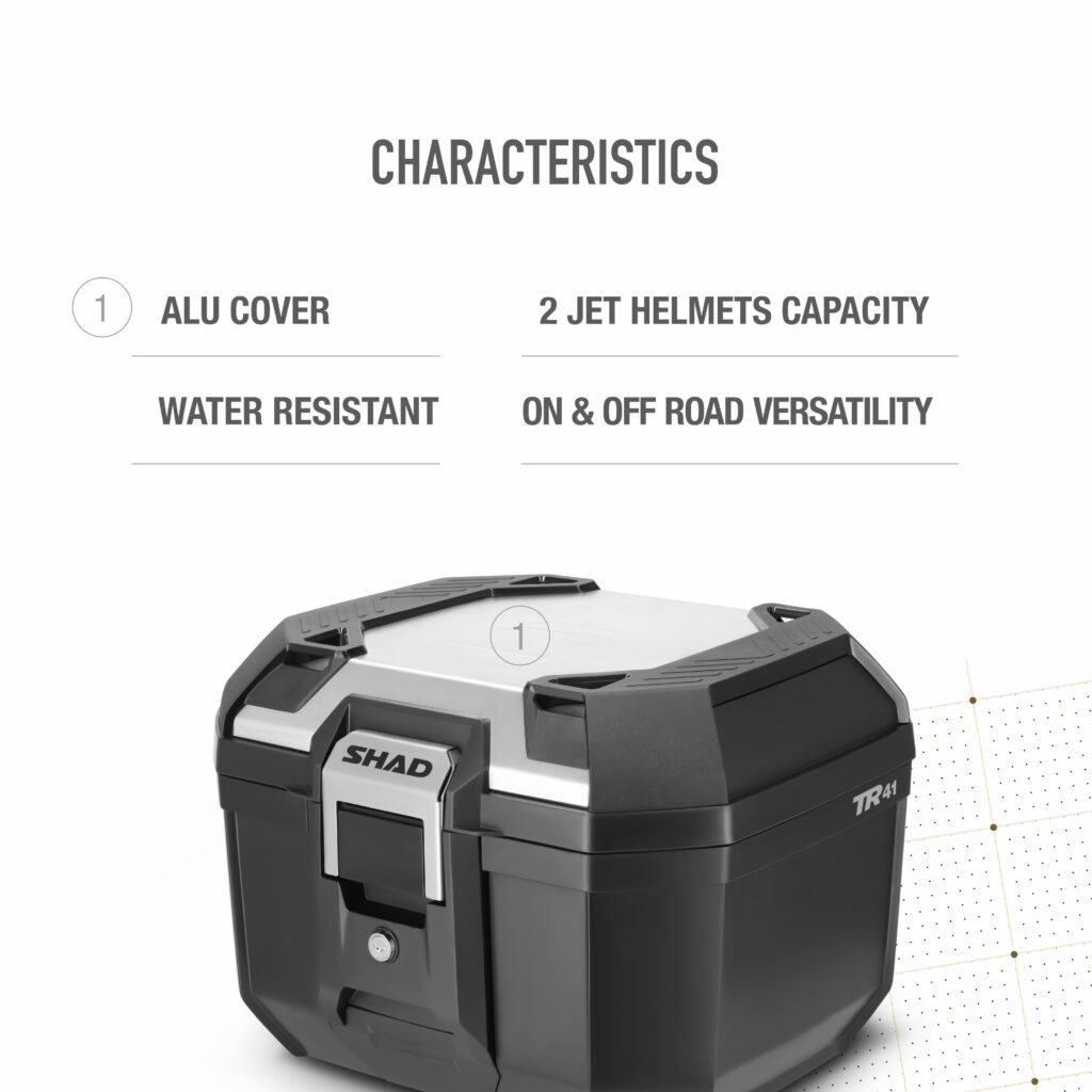 TOP CASE TR41 TERRA ALUMINIUM