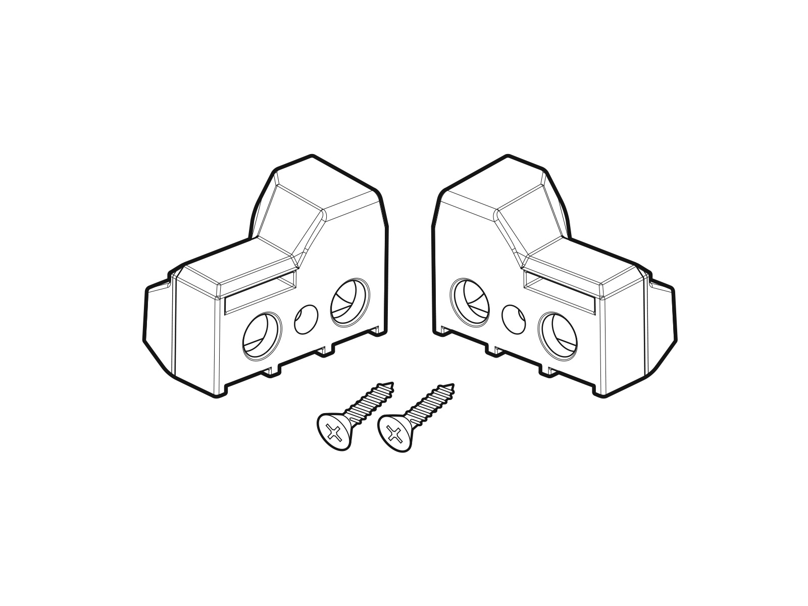 SIDE CASES SH23 BLACK