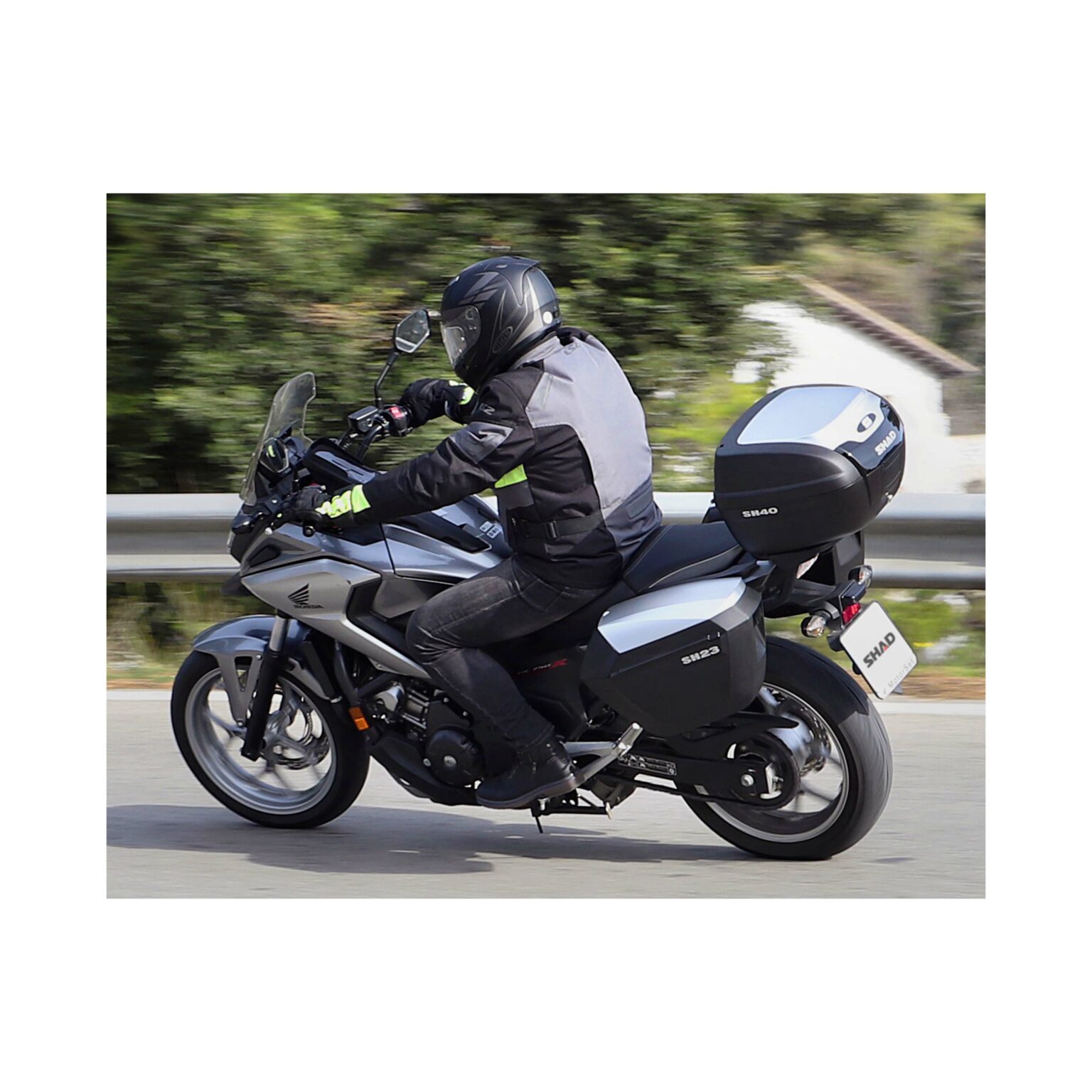 TOP CASE SH40 ALU LOOK